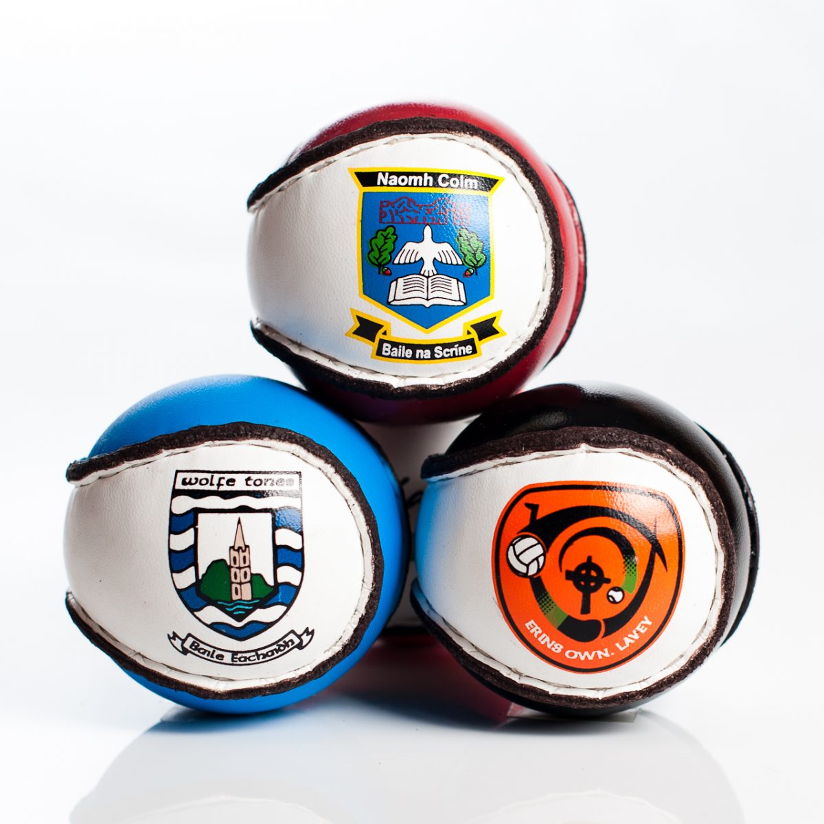 12 x Club Crest Sliotars - P O'Kane Hurls